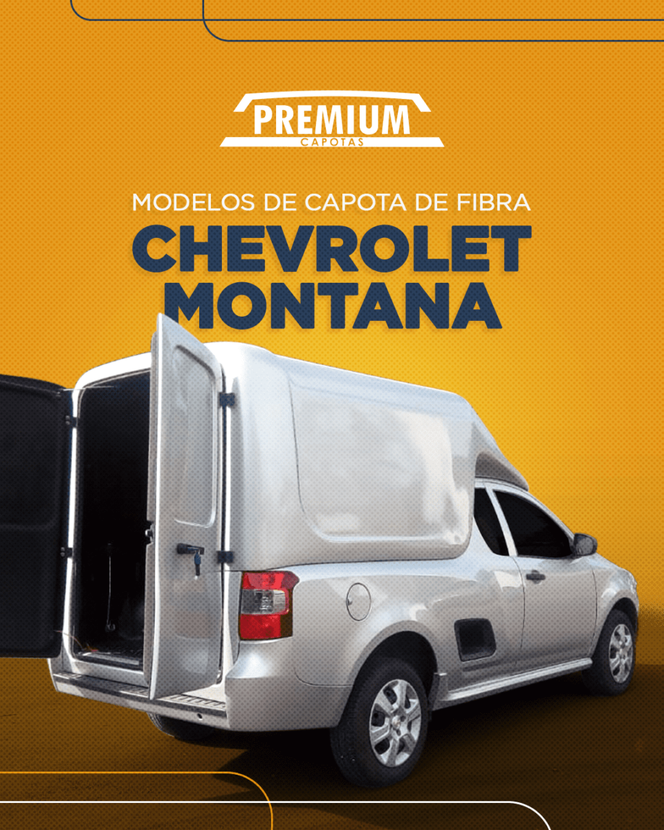 Capota de Fibra Chevrolet Montana - Veja os modelos